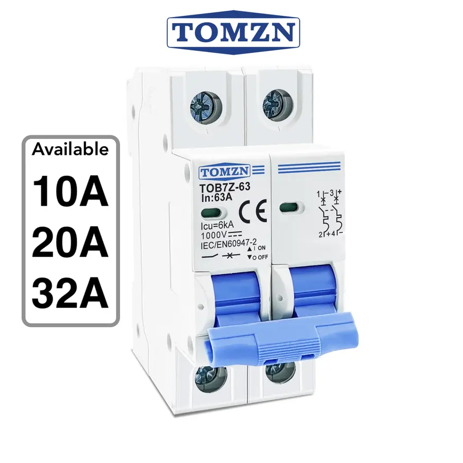 TOMZN 2P DC Circuit Breaker Price in Bangladesh - BDShop